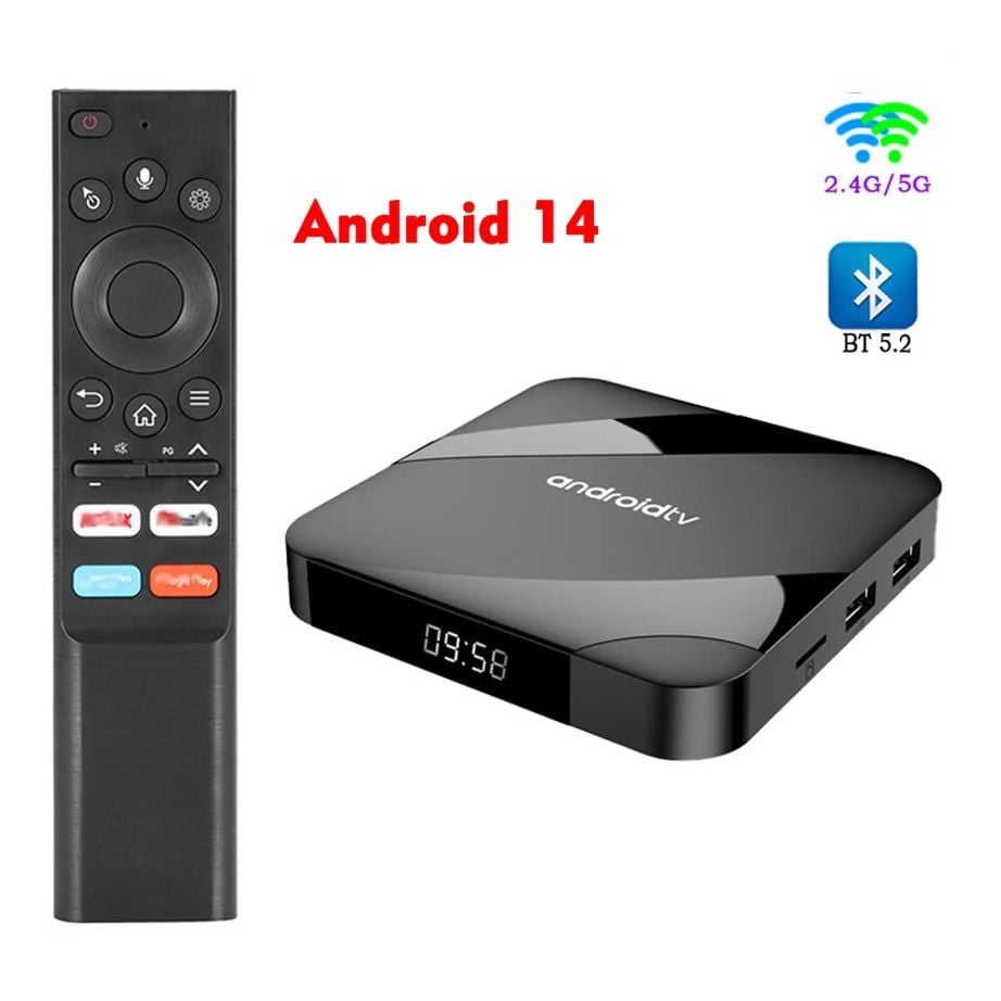 TV Box TV98 Android 14 Điều Khiển Giọng Nói - MyTV Box