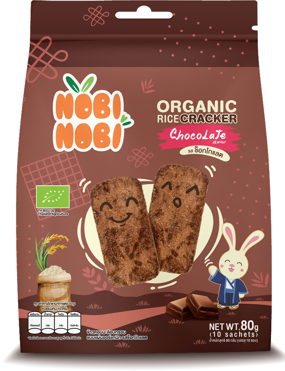 Bánh gạo hữu cơ Nobi Nobi vị socola 80g (Từ 18 tháng tuổi) – Leaf ...