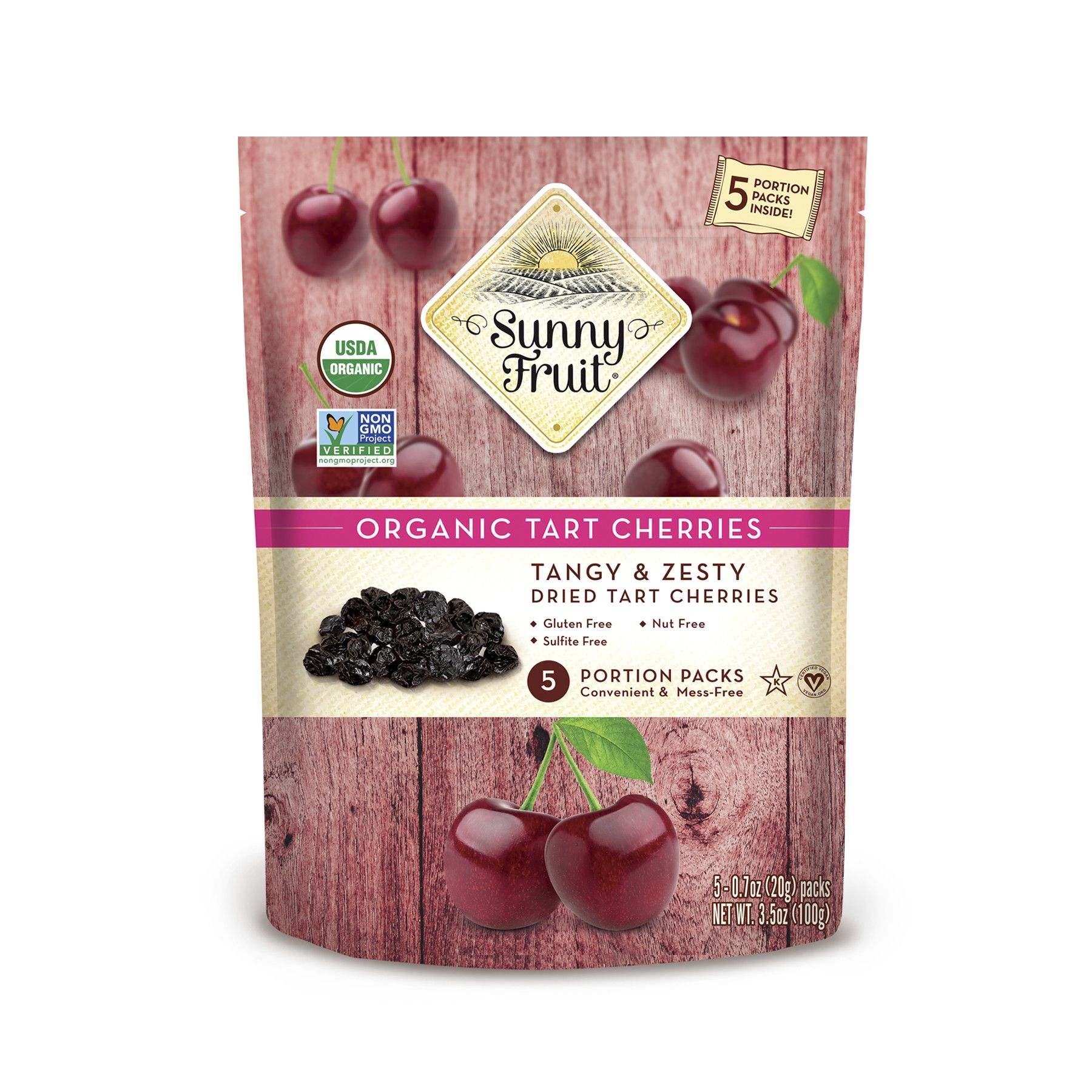 Cherry khô hữu cơ Sunny Fruit 100g – Leaf Organic - Natural & Organic Care