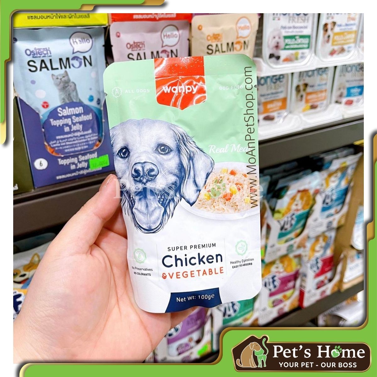 Pate Wanpy cho chó 100g – Pet's Home