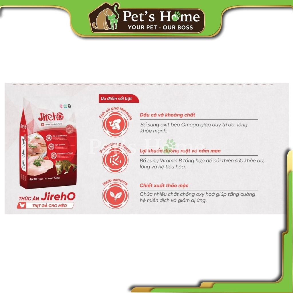 Thức ăn Jireho Cá hồi cho chó con 400g – Pet's Home