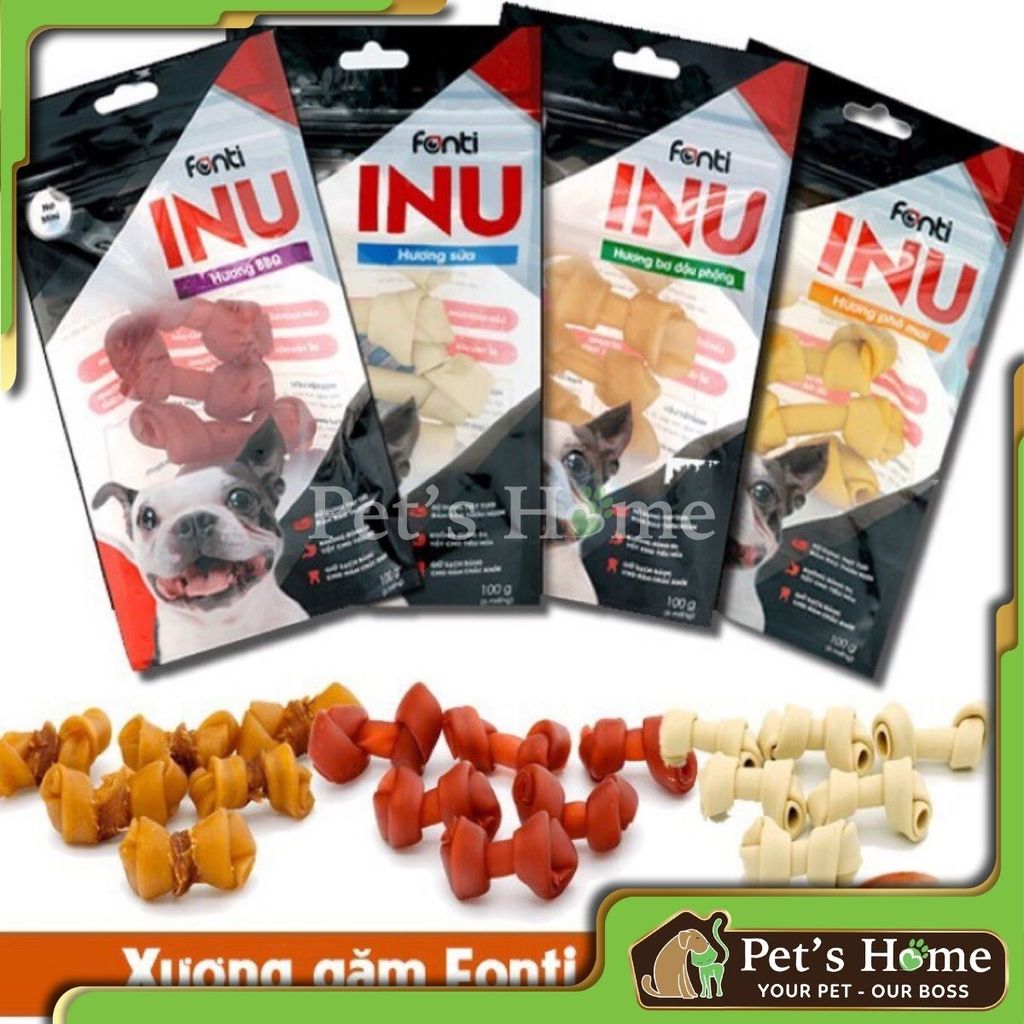 Xương gặm cho chó Inu Fonti các loại – Pet's Home