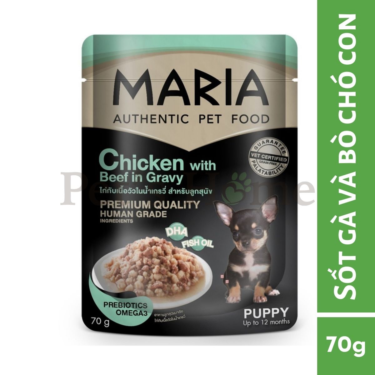Pate Maria cho chó gói 70g – Pet's Home