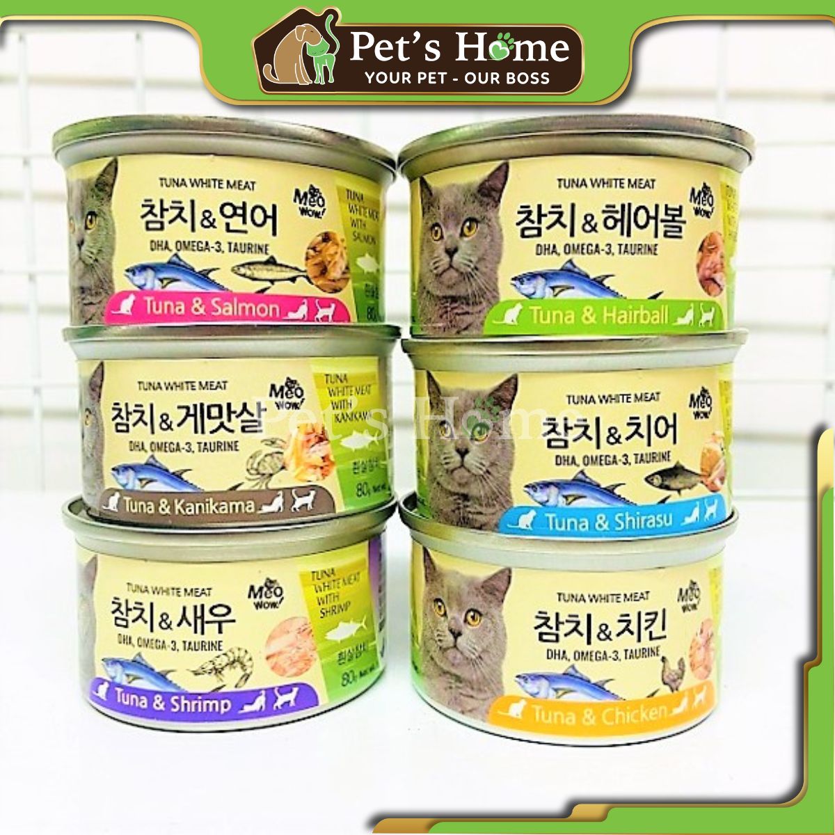 Pate Meowow cho mèo lon 80g – Pet's Home