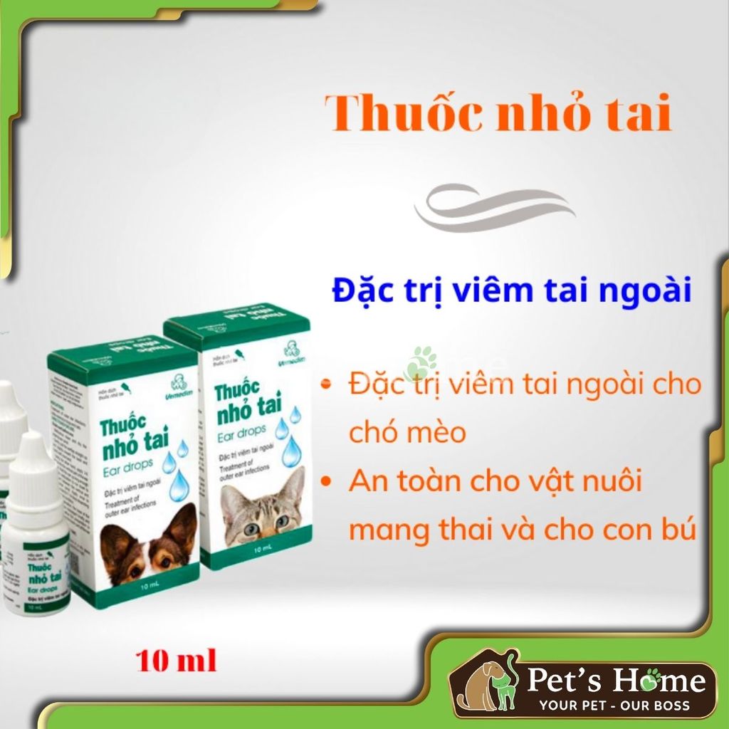 Thuốc nhỏ tai Vemedim 10ml – Pet's Home