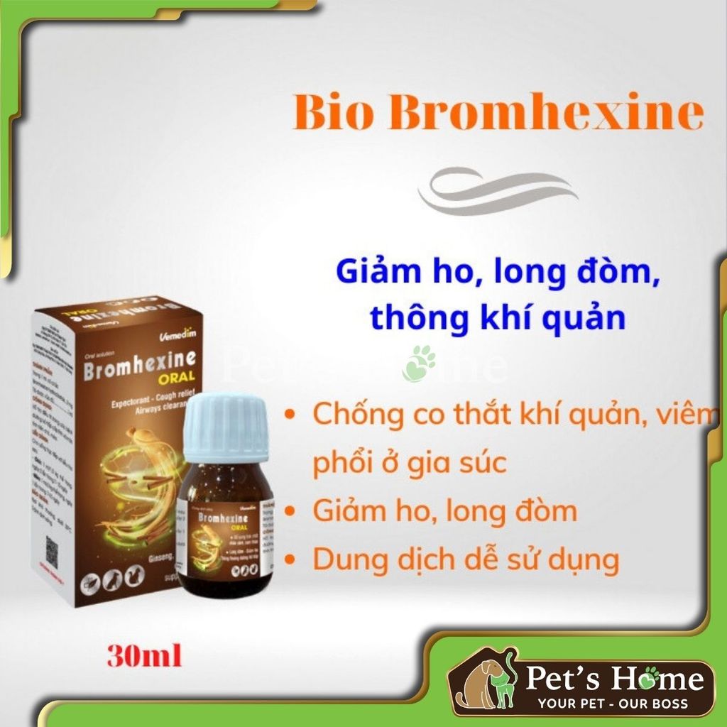 Vemedim Bromhexine Oral 30ml – Pet's Home