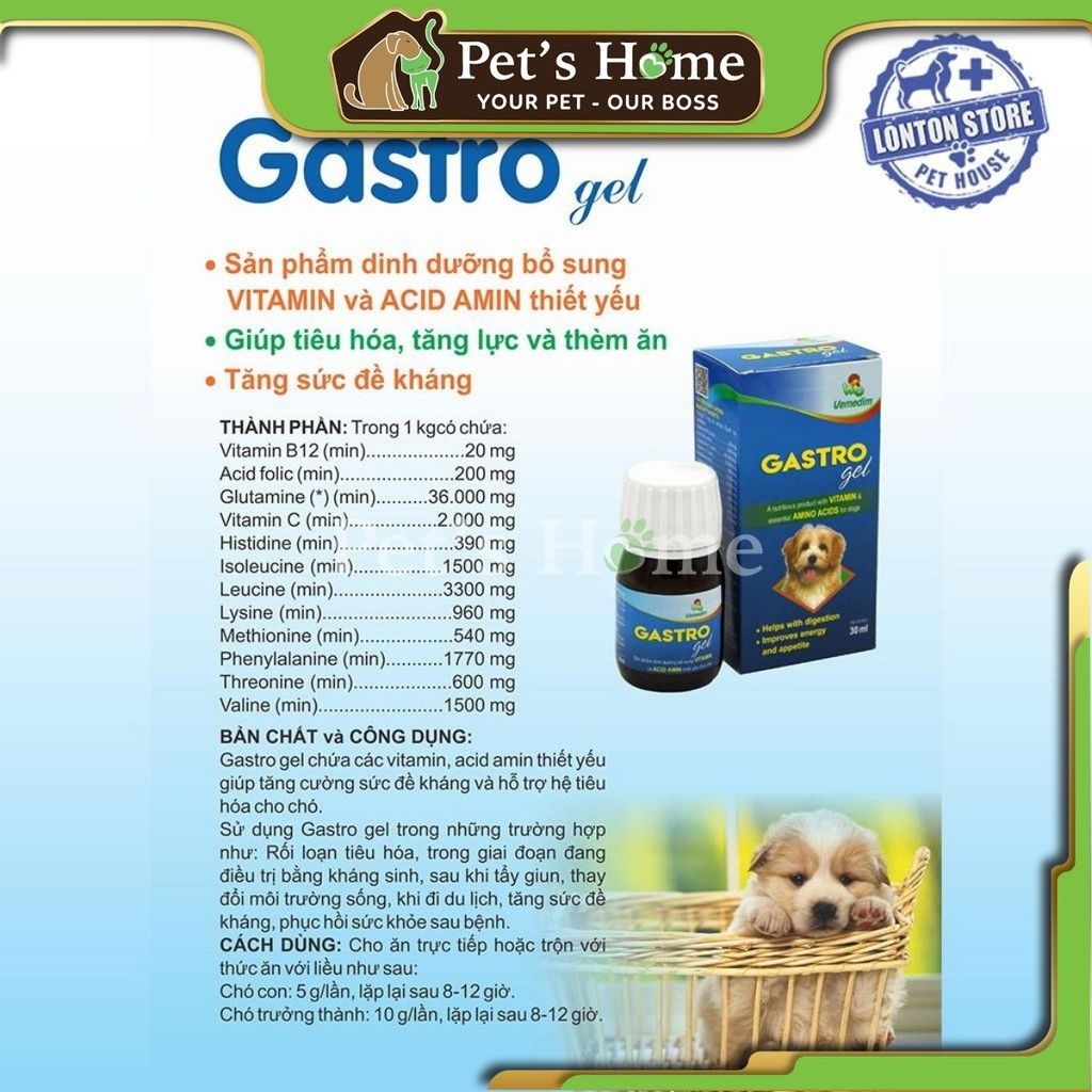 Vemedim gastro gel 30ml – Pet's Home