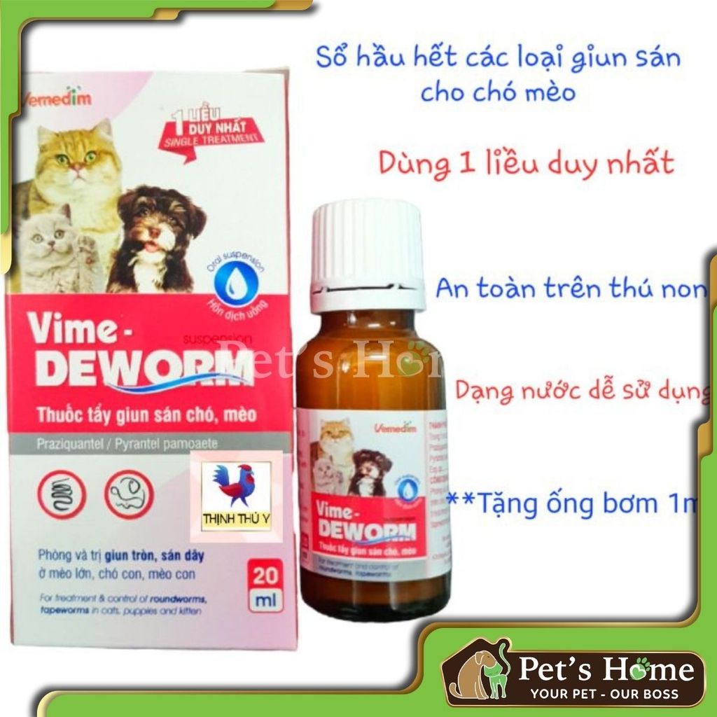 Vemedim Vime-Deworm 20ml – Pet's Home