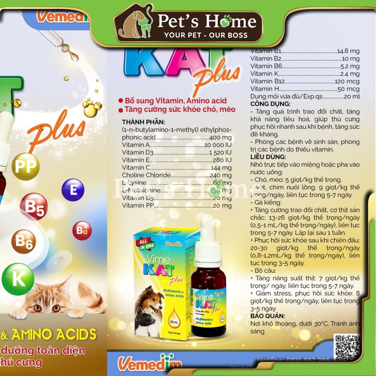 Vemedim Vimekat plus 20ml – Pet's Home
