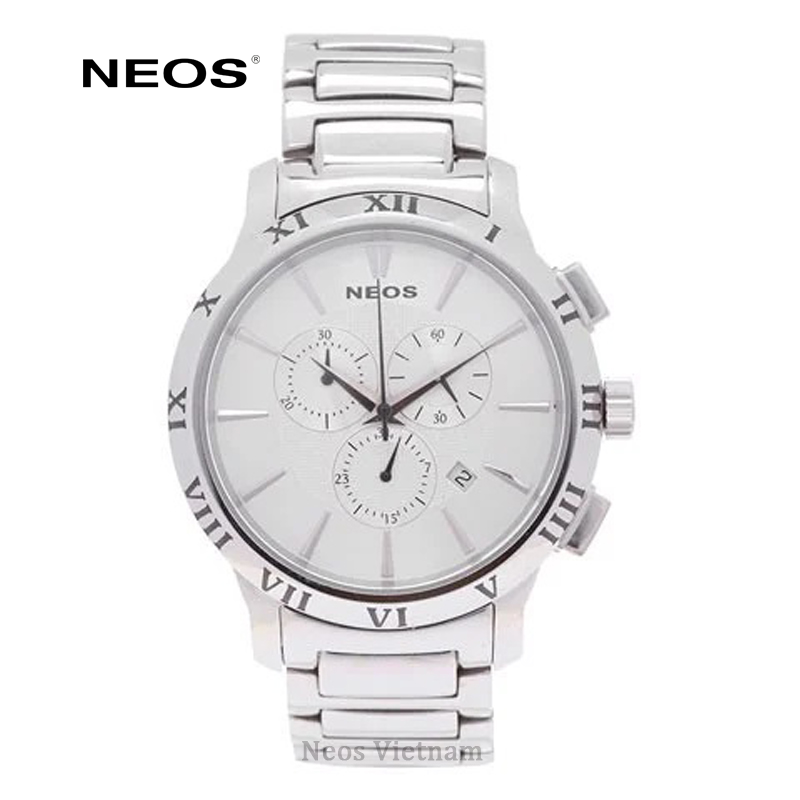 Đồng Hồ Nam Chronograph 6 kim Neos N-30818M Sapphire Bảo Hành Chính Hã
