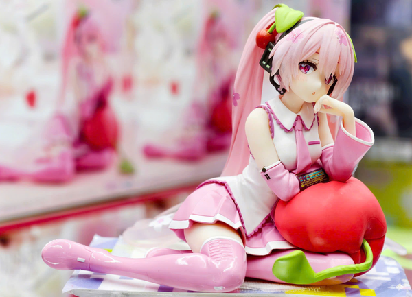 Vocaloid - Hatsune Miku - Desktop Cute - Sakura, Sakuranbo Cushion ver ...