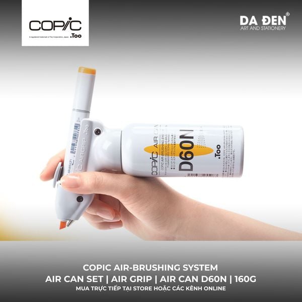 [DA ĐEN] Bộ Copic Air Can Set - Copic Air-Brushing System