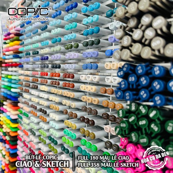 [DA ĐEN] Tone Red - Bút Marker Copic Sketch Lẻ Cao Cấp