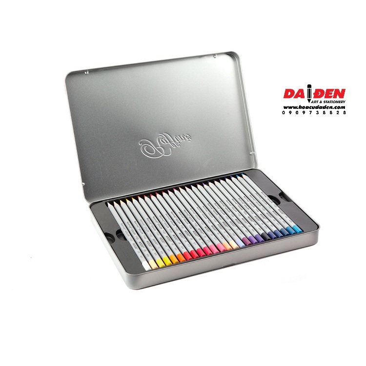 Chì màu khô MARCO RAFFINE 48 màu (hộp thiếc)