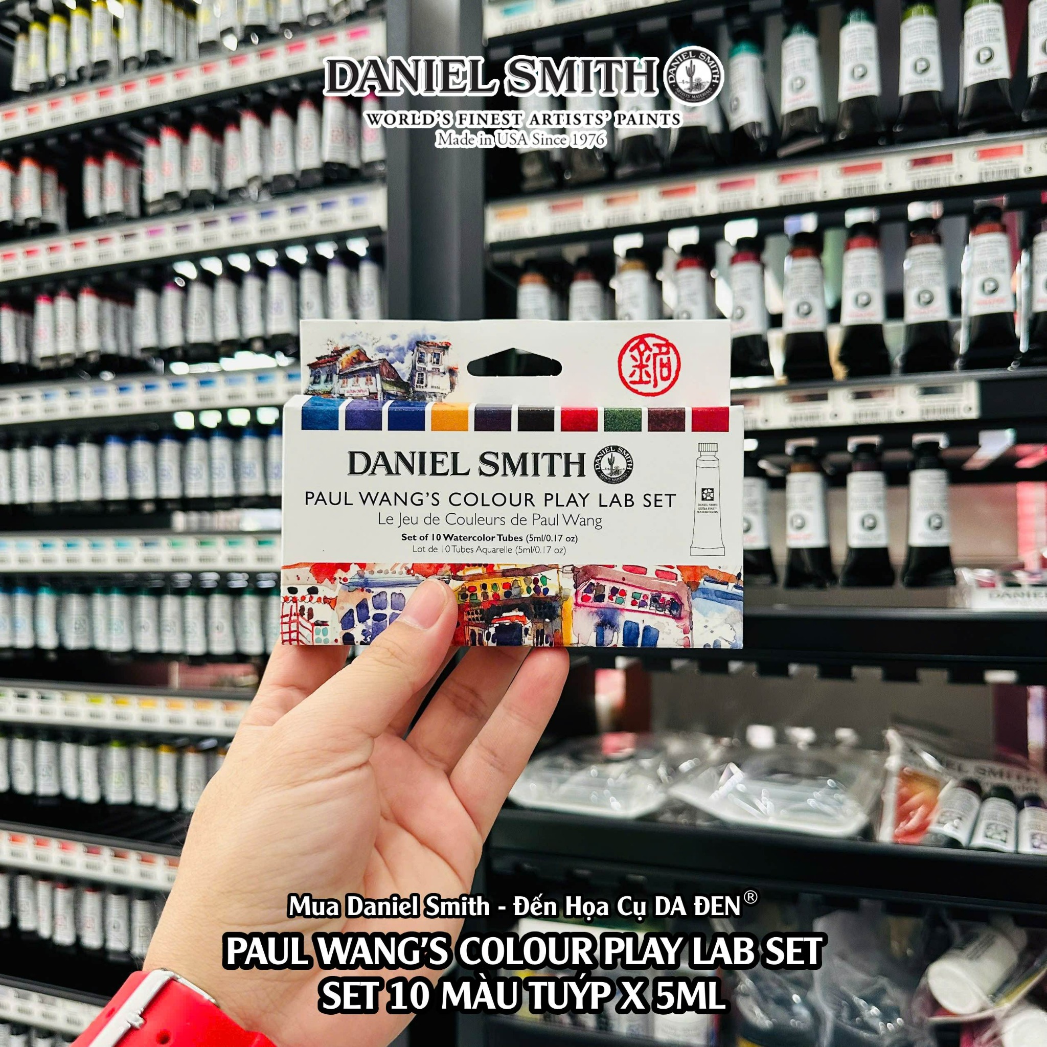 [DA ĐEN] Daniel Smith - Set 10 Màu Nước Tuýp cao cấp của Paul Wang’s