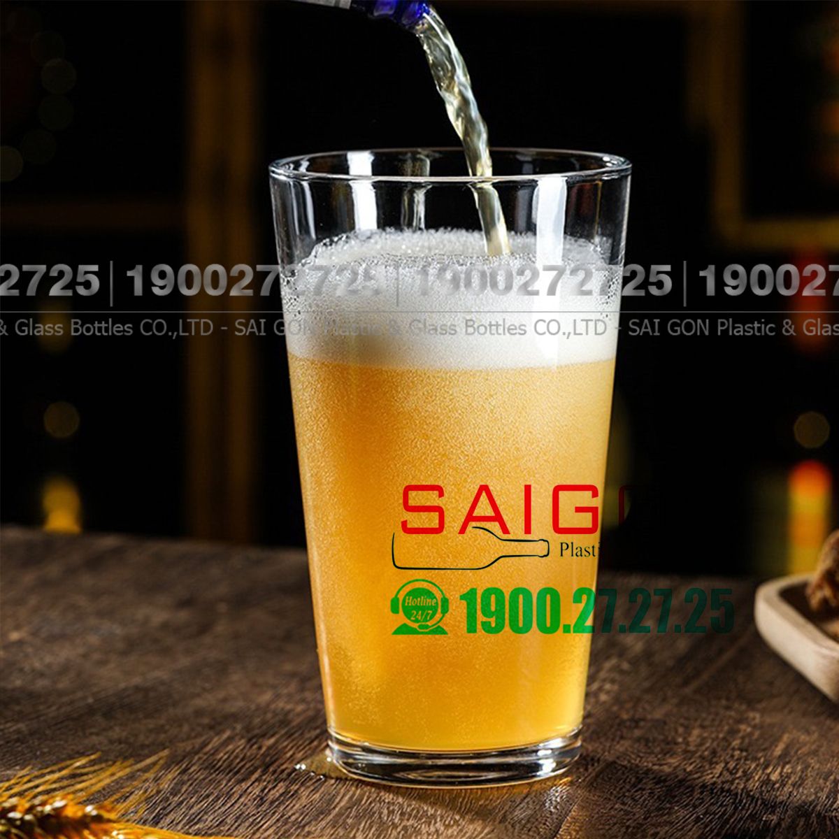 INS 15016 - Ly Thủy Tinh INS Stacking Mixing Glass 480ml | Thủy Tinh – Chai Lọ Thủy Tinh Sài Gòn