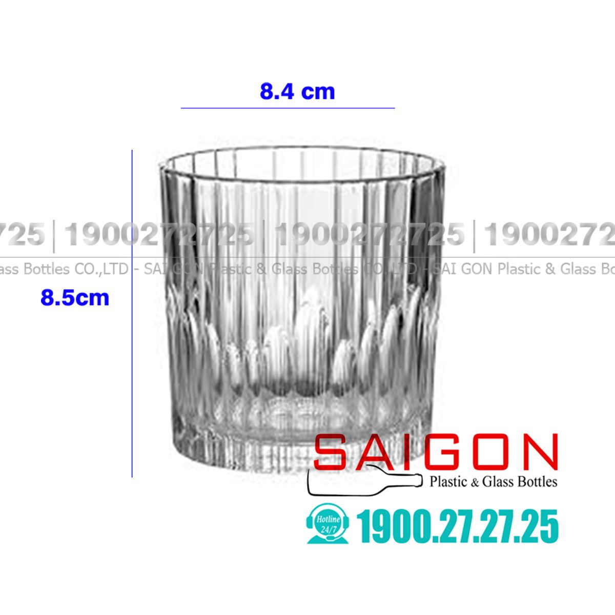 Deli TY4337-1 - Ly Thủy Tinh Deli Manhattan Rock Glass 304ml – Chai Lọ ...