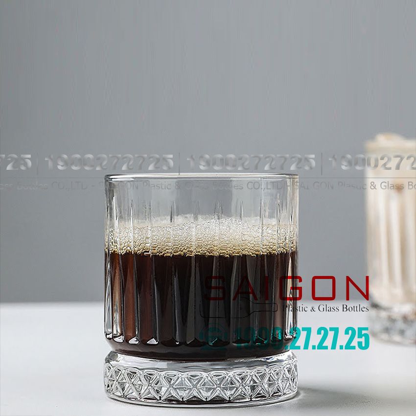HONGLI 8408J - Ly Thủy Tinh Hongli Elysia Rock Glass 225ml – Chai Lọ ...