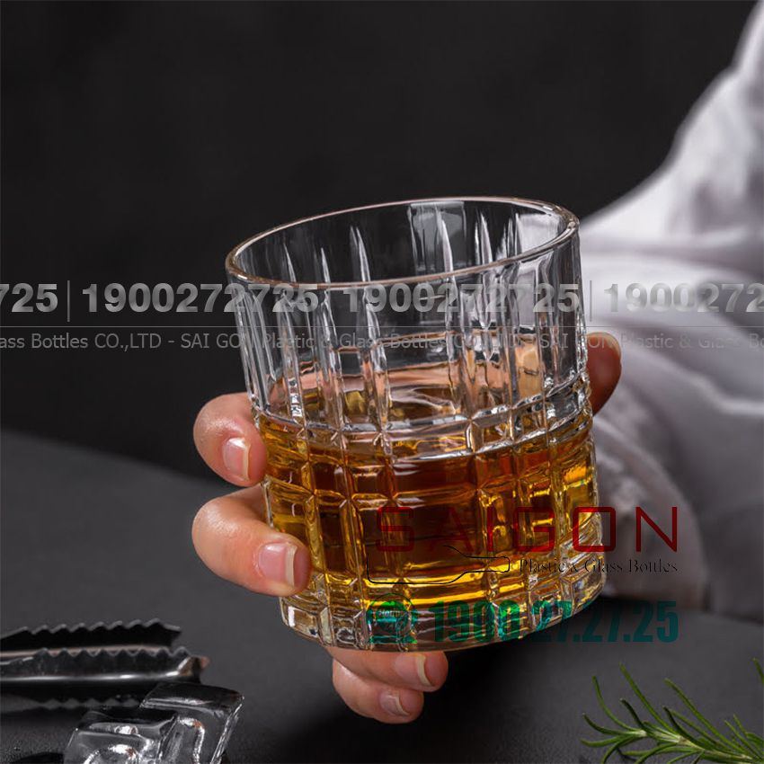 HONGLI 5412D - Ly Thủy Tinh Hongli Traze Rock Glass 315ml – Chai Lọ ...
