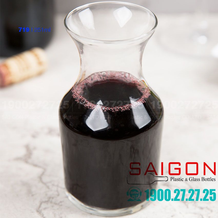 Bình Rót Thủy Tinh Libbey Decanter 251ml | Thủy Tinh Cao Cấp – Chai Lọ ...