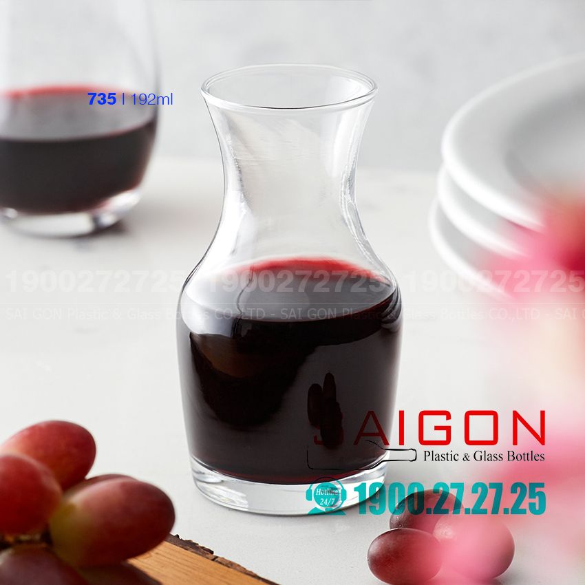 Bình Rót Thủy Tinh Libbey Decanter 200ml | Thủy Tinh Cao Cấp – Chai Lọ Thủy Tinh Sài Gòn