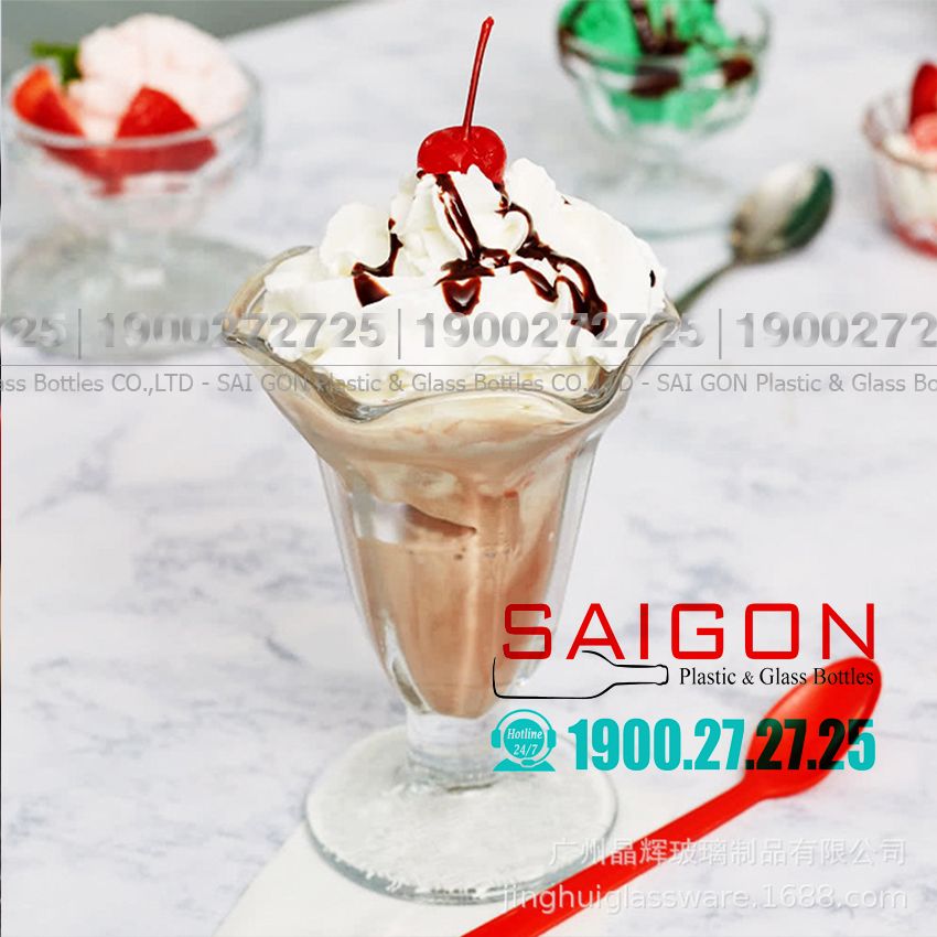 Deli DSKB056 - Ly thủy Tinh Delisoga Ice Cream Cup 190ml | Thủy Tinh ...