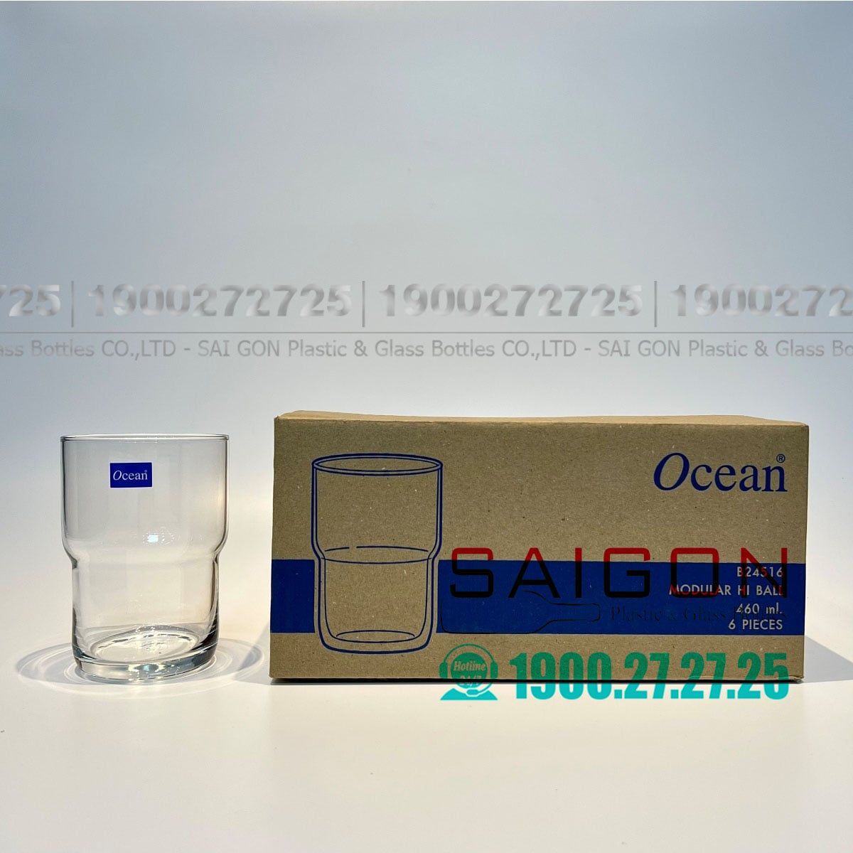 Ocean B24516 - Ly Thủy tinh Ocean Modular Hi Ball 460ml – Chai Lọ Thủy ...