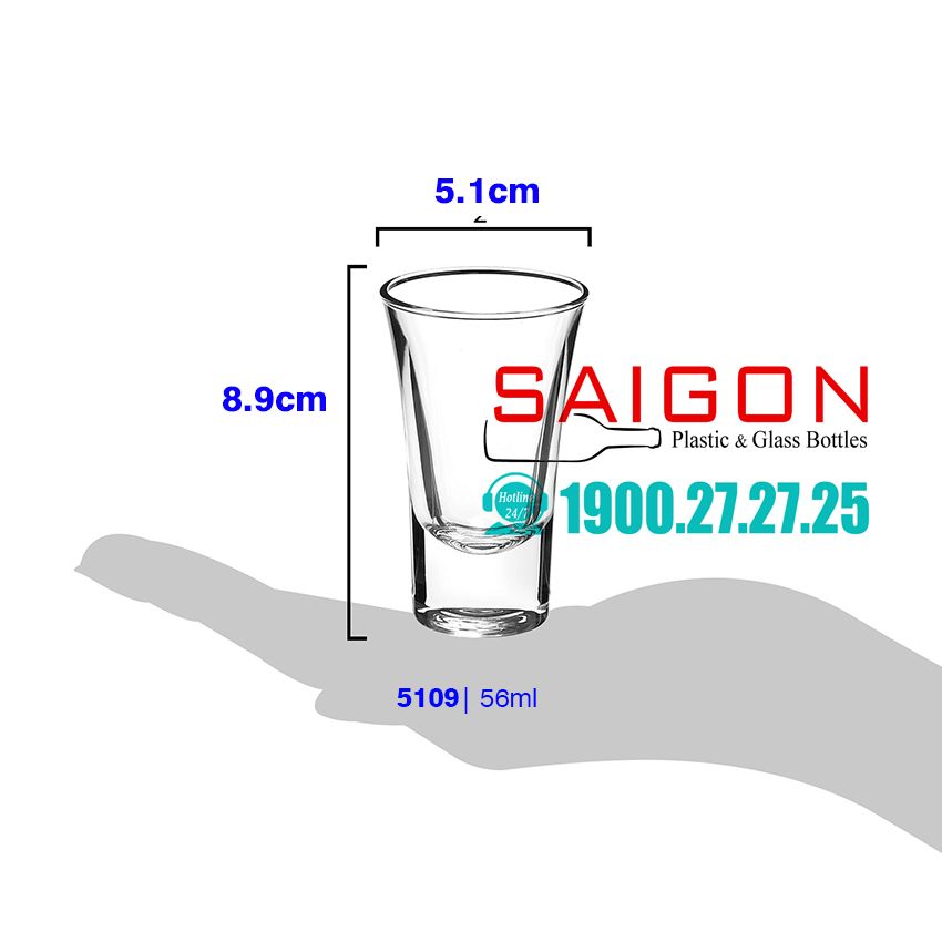 Libbey 5109 - Ly Thủy Tinh Libbey Shooter Glass Glass 56ml | Nhập Khẩu ...
