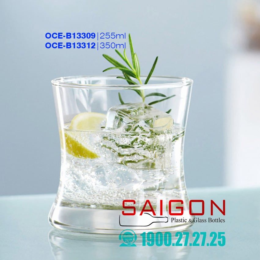 Ocean B13309 - Ly Thủy Tinh Ocean Tango Rock 255ml – Chai Lọ Thủy Tinh Sài Gòn