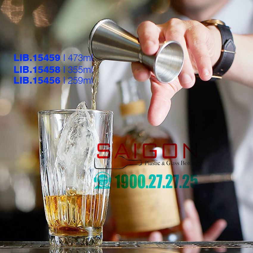 Libbey 15456 - Ly Thủy Tinh Libbey Winchester Dura Tuff Hi Ball 259ml ...