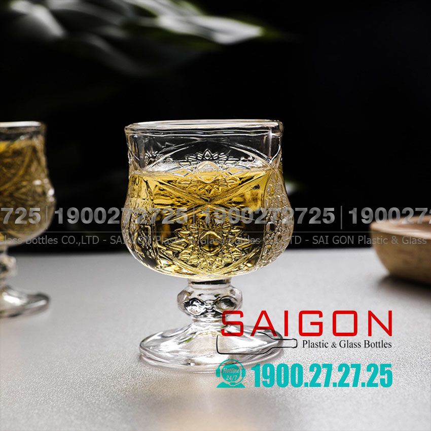 Deli DSKB161-1A - Ly thủy Tinh Có Chân Deli Vintage Liqueur Glass 40ml ...