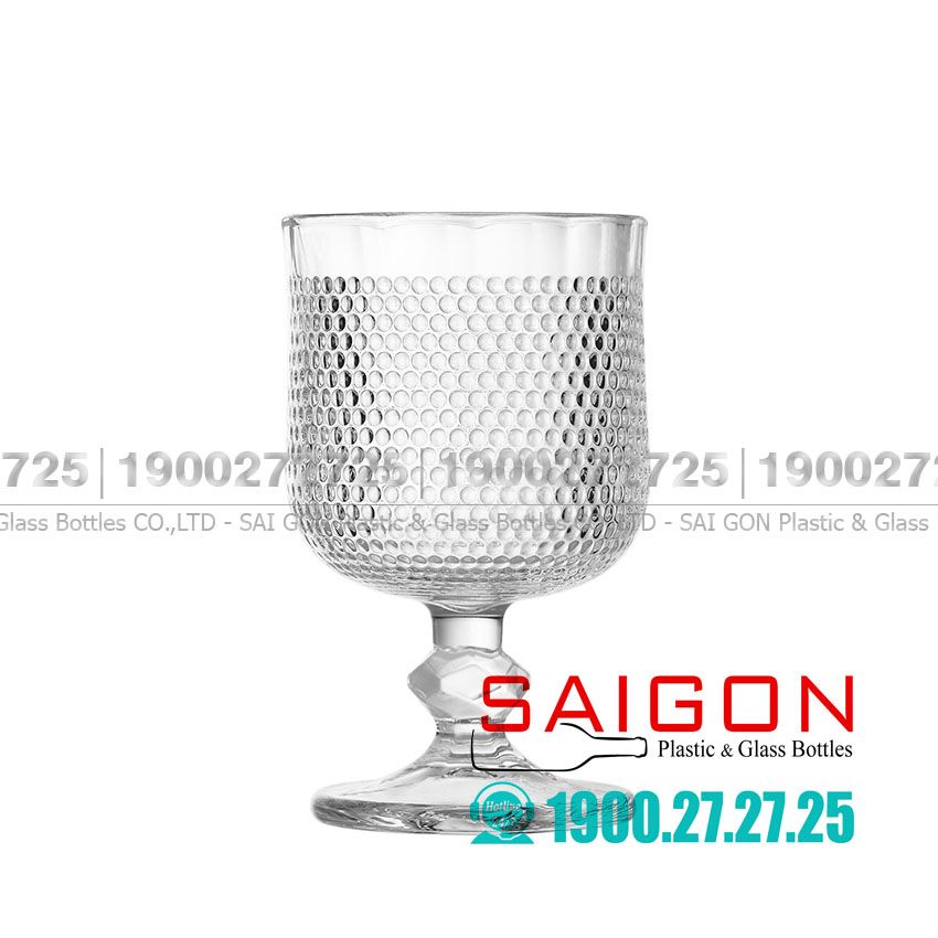 Deli DSKB161-1B - Ly thủy Tinh Có Chân Deli Polka Dots Liqueur Glass 4 ...