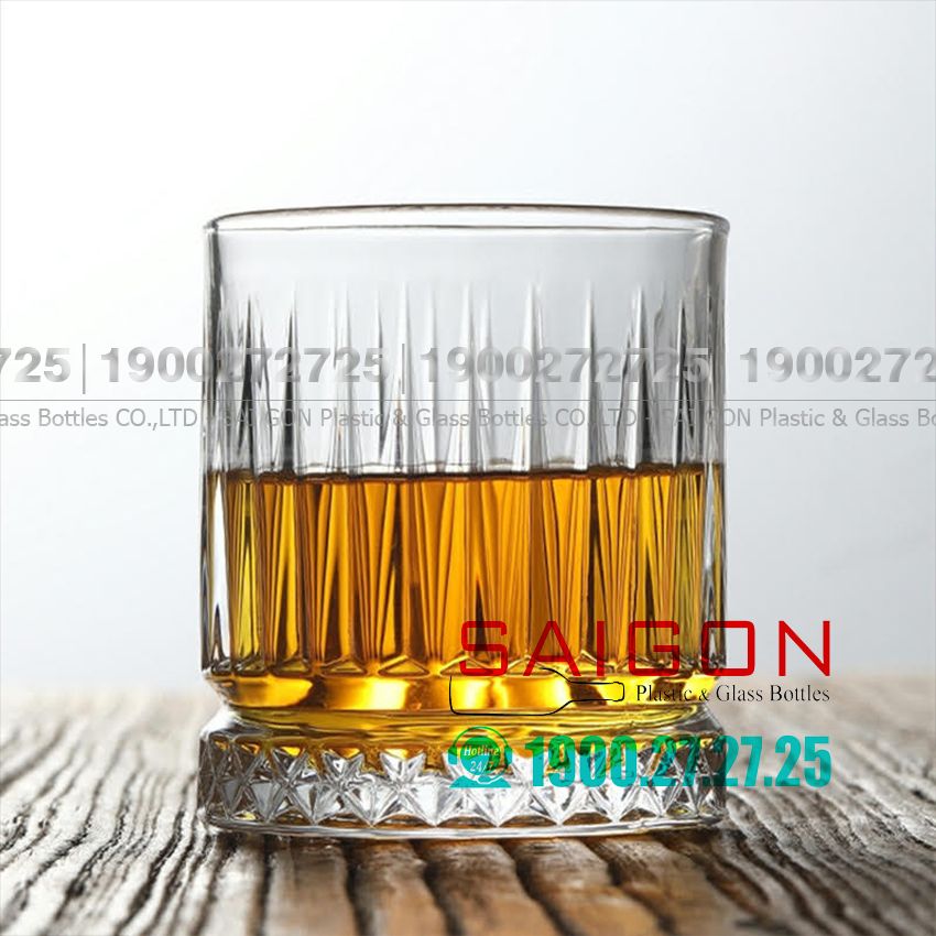 HONGLI 8412J - Ly Thủy Tinh Hongli Elysia Rock Glass 360ml – Chai Lọ ...