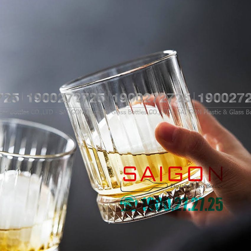 HONGLI 8408J - Ly Thủy Tinh Hongli Elysia Rock Glass 225ml – Chai Lọ ...