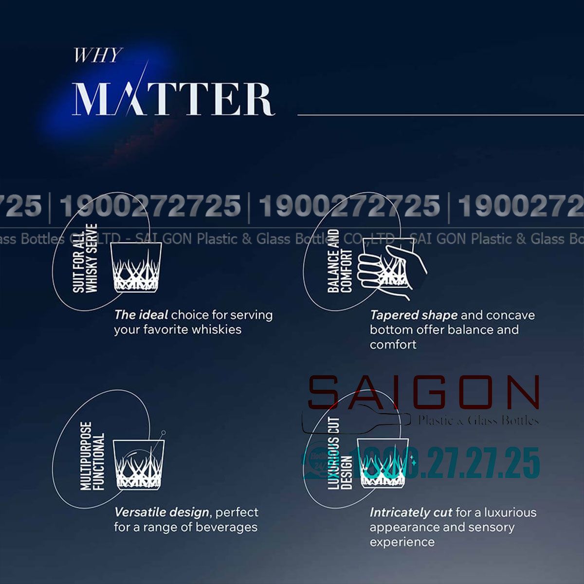 Ocean P04263 - Ly Thủy Tinh Ocean Matter Fresh Double Rock Glass 355ml ...