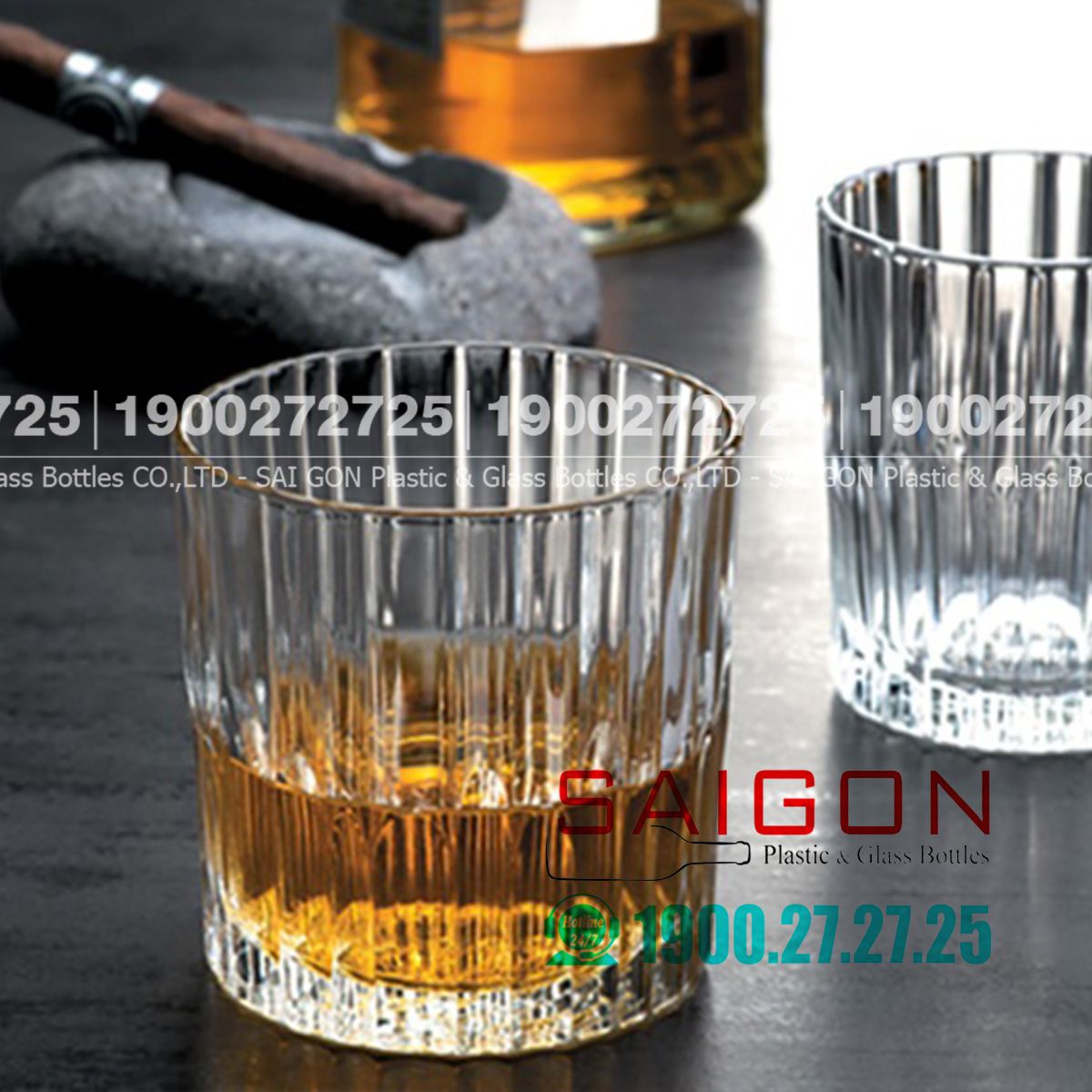 Deli TY4337-1 - Ly Thủy Tinh Deli Manhattan Rock Glass 304ml – Chai Lọ ...