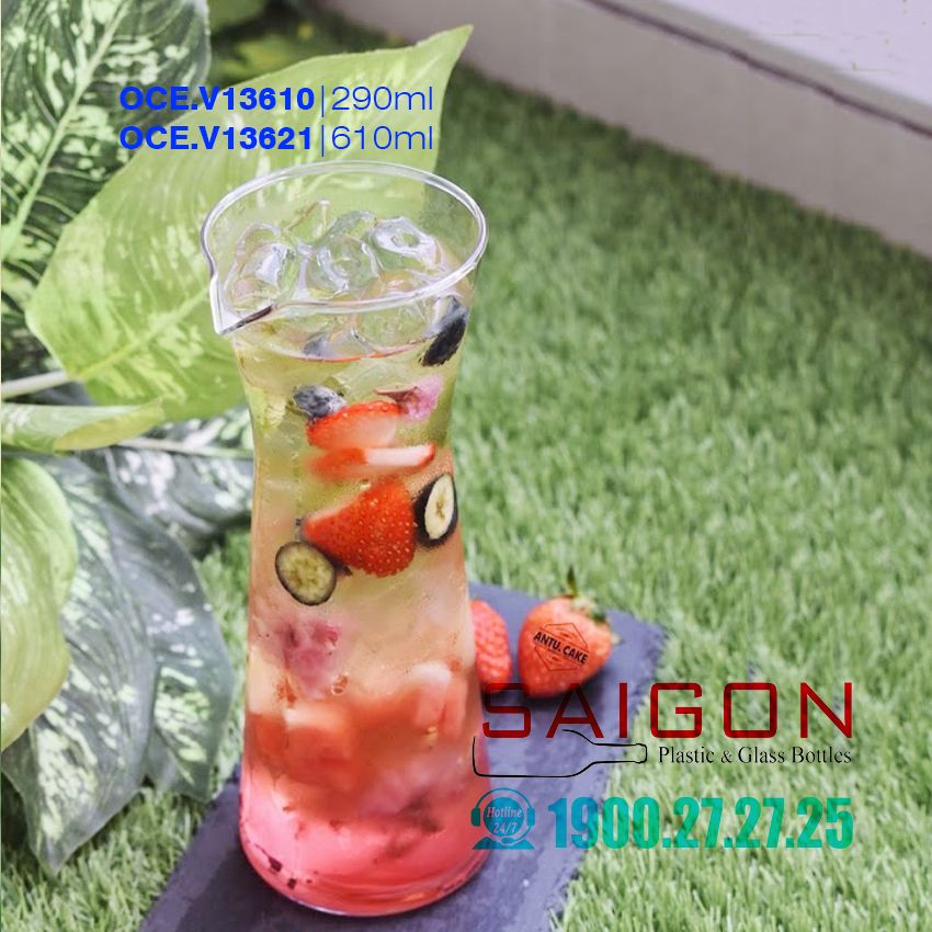 Ly Thủy Tinh Ocean Bistro Carafe 290ml | Nhập Khẩu Thái Lan – Chai Lọ ...