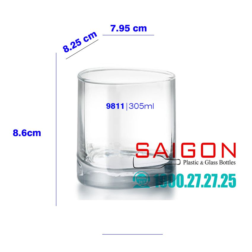 Ocean B19811 - Ly Thủy Tinh Ocean Trinity Rock 305ml – Chai Lọ Thủy ...