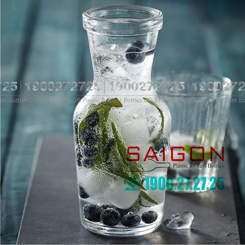 Luigi Bormioli 11964 - Chai thủy tinh Pha Lê Luigi Bormioli LOCK EAT ...