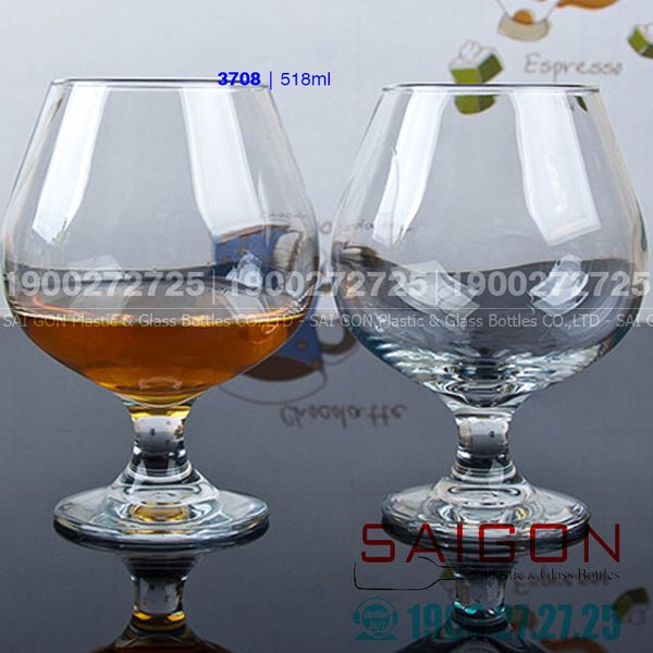 Libbey 3708 - Ly Thủy Tinh Libbey Embassy Brandy 518ml | Thủy Tinh Cao – Chai Lọ Thủy Tinh Sài Gòn