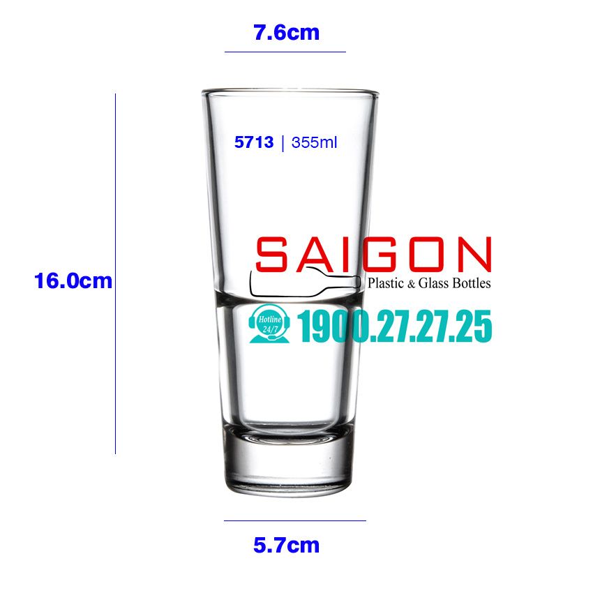 Libbey 15713 - Ly Thủy Tinh Cường Lực Libbey Endeavor Beverage – Chai ...