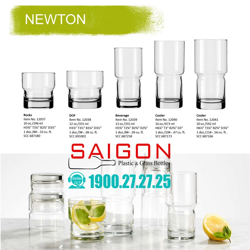 Libbey 12038 - Ly Thủy Tinh Cao Cấp Libbey Duratuff Newton DOF 355ml ...