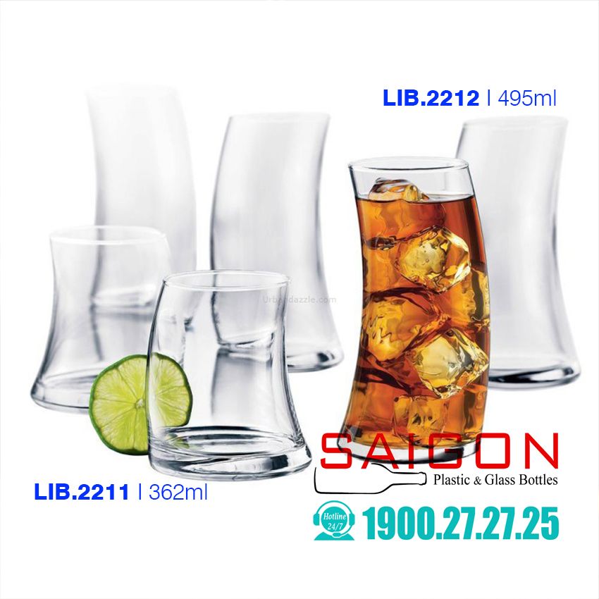 Libbey 2212 - Ly Thủy Tinh Libbey Bravura Tumbler 495ml – Chai Lọ Thủy ...
