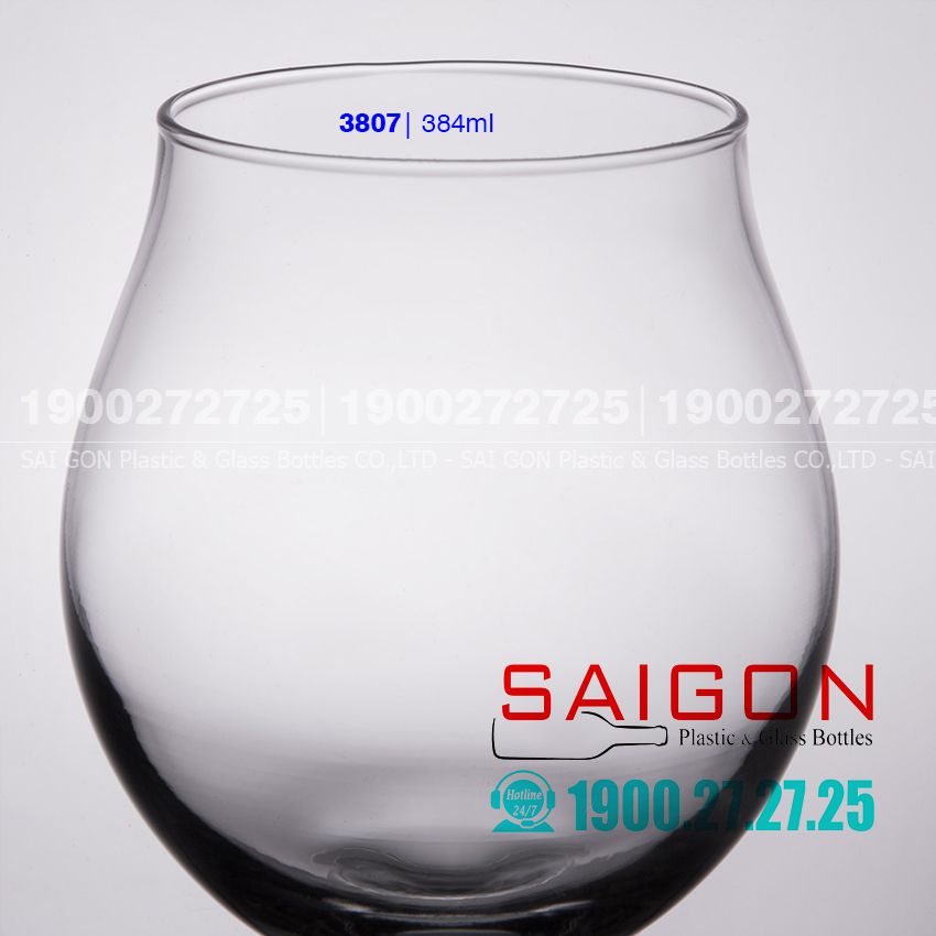 Libbey 3807 - Ly Thủy Tinh Libbey Belgian Beer 384ml | Nhập Khẩu E.U – Chai Lọ Thủy Tinh Sài Gòn