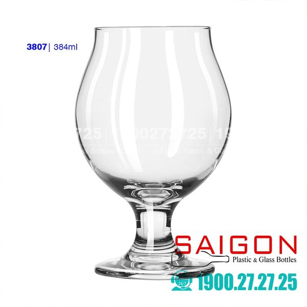 Libbey 3807 - Ly Thủy Tinh Libbey Belgian Beer 384ml | Nhập Khẩu E.U – Chai Lọ Thủy Tinh Sài Gòn