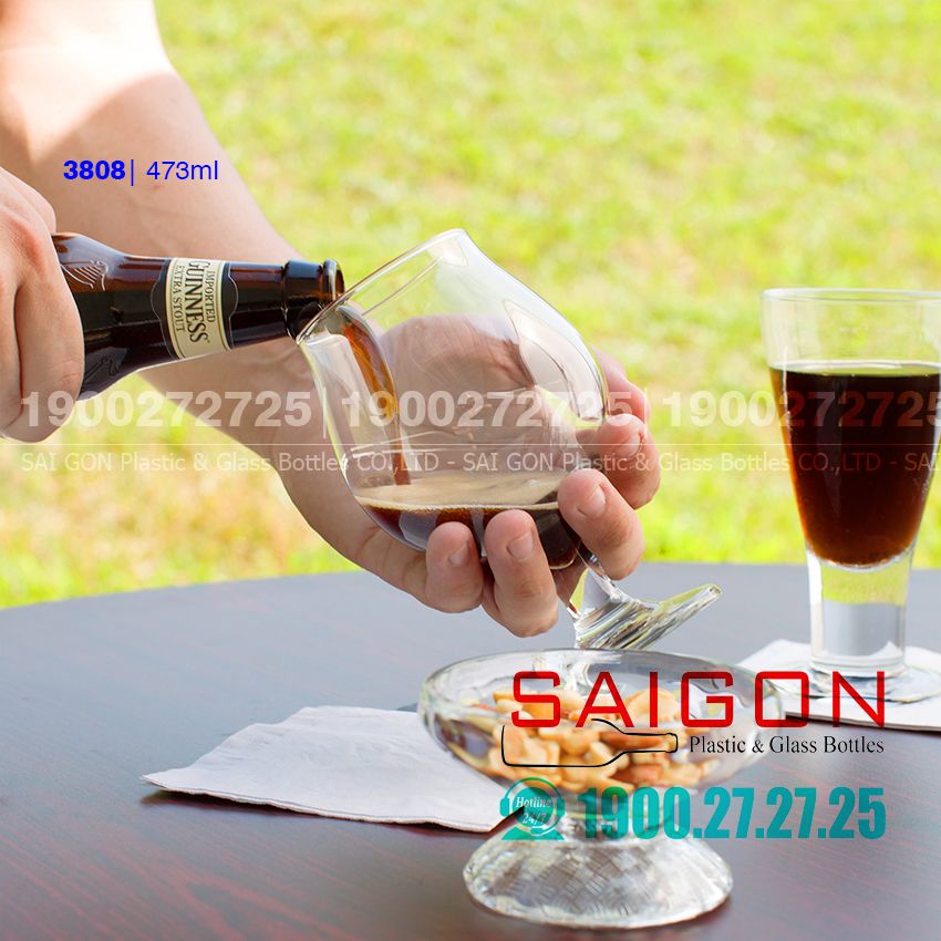 Libbey 3808 - Ly Thủy Tinh Libbey Belgian Beer 473ml | Nhập Khẩu E.U – Chai Lọ Thủy Tinh Sài Gòn