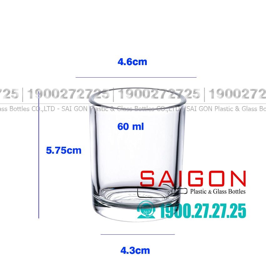 Union 323 - Ly Thủy Tinh Union Sanmarino Shot Glass 60ml | Nhập Khẩu ...