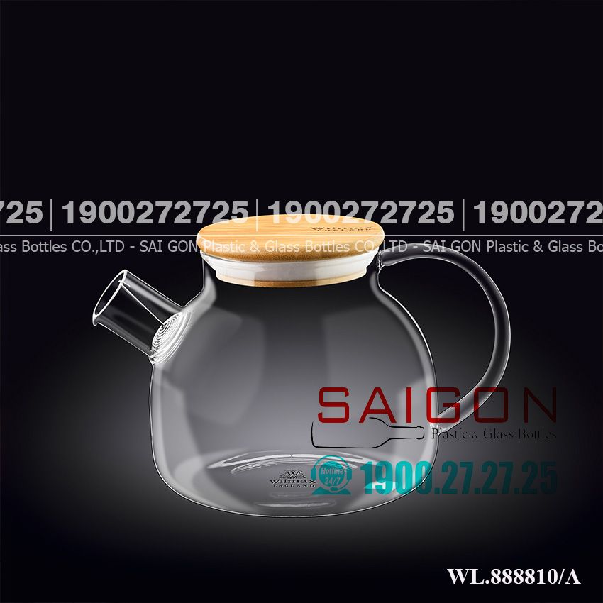Wilmax England 888810/A - Bình Trà Thủy Tinh Wilmax Thermo Tea Pot – Chai Lọ Thủy Tinh Sài Gòn