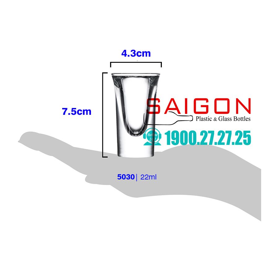 Libbey 5030 - Ly Thủy Tinh Libbey Tall Shot Glass 22ml – Chai Lọ Thủy ...