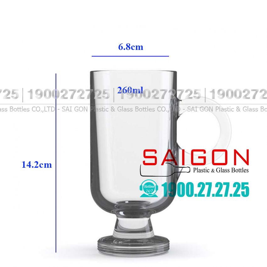 LIBBEY 830620 - Ly thủy tinh Libbey Sentido Liqor Coffee Glass 260ml | – Chai Lọ Thủy Tinh Sài Gòn